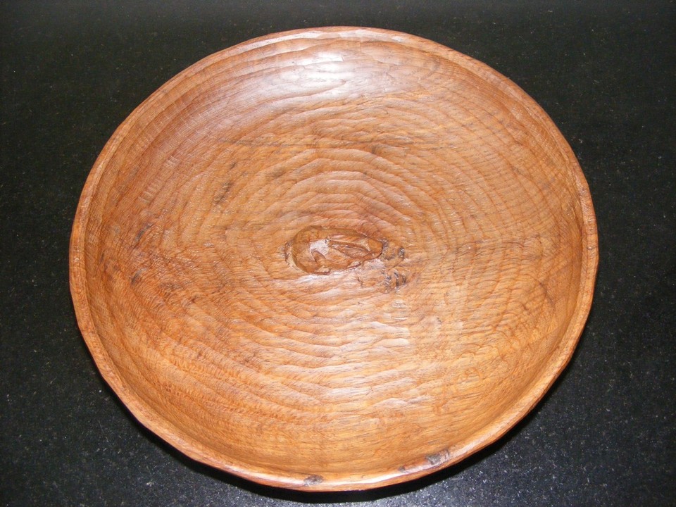 EX- ROBERT MOUSEMAN THOMPSON APPRENTICE PETER RABBITMAN HEAP FRUIT BOWL ...