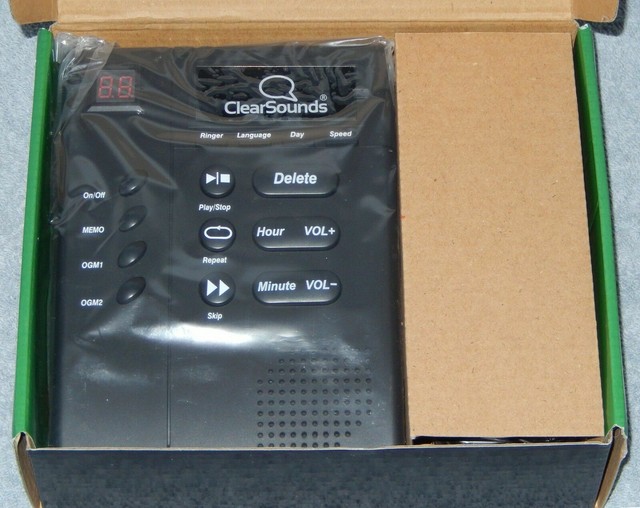ClearSounds ANS3000 Digital Amplified Answering Machine With Slow ...