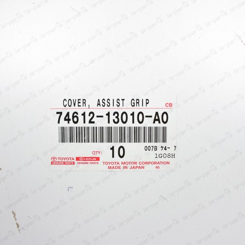 NEW GENUINE 74612-13010-A0 FOR LEXUS GX470 DOOR ASSIST GRIP PLUG IVORY ...