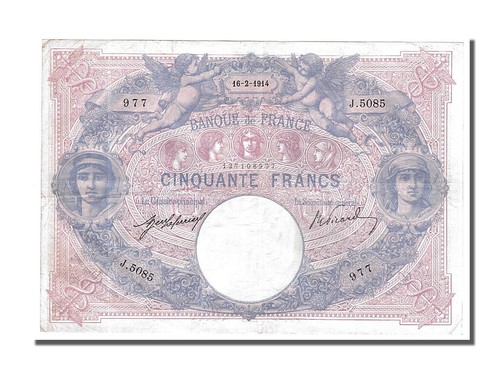 [#153287] Banknote, France, 50 Francs, 50 F 1889-1927 ''Bleu et Rose ...