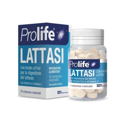 ZETA FARMACEUTICI Prolife Lactase - Lactose Digestion Supplement 30 ...