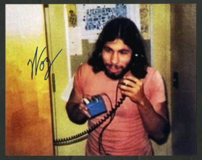 Steve Woz Wozniak SIGNED 8x10 PHOTO UC Berkeley Blue Box APPLE II ...