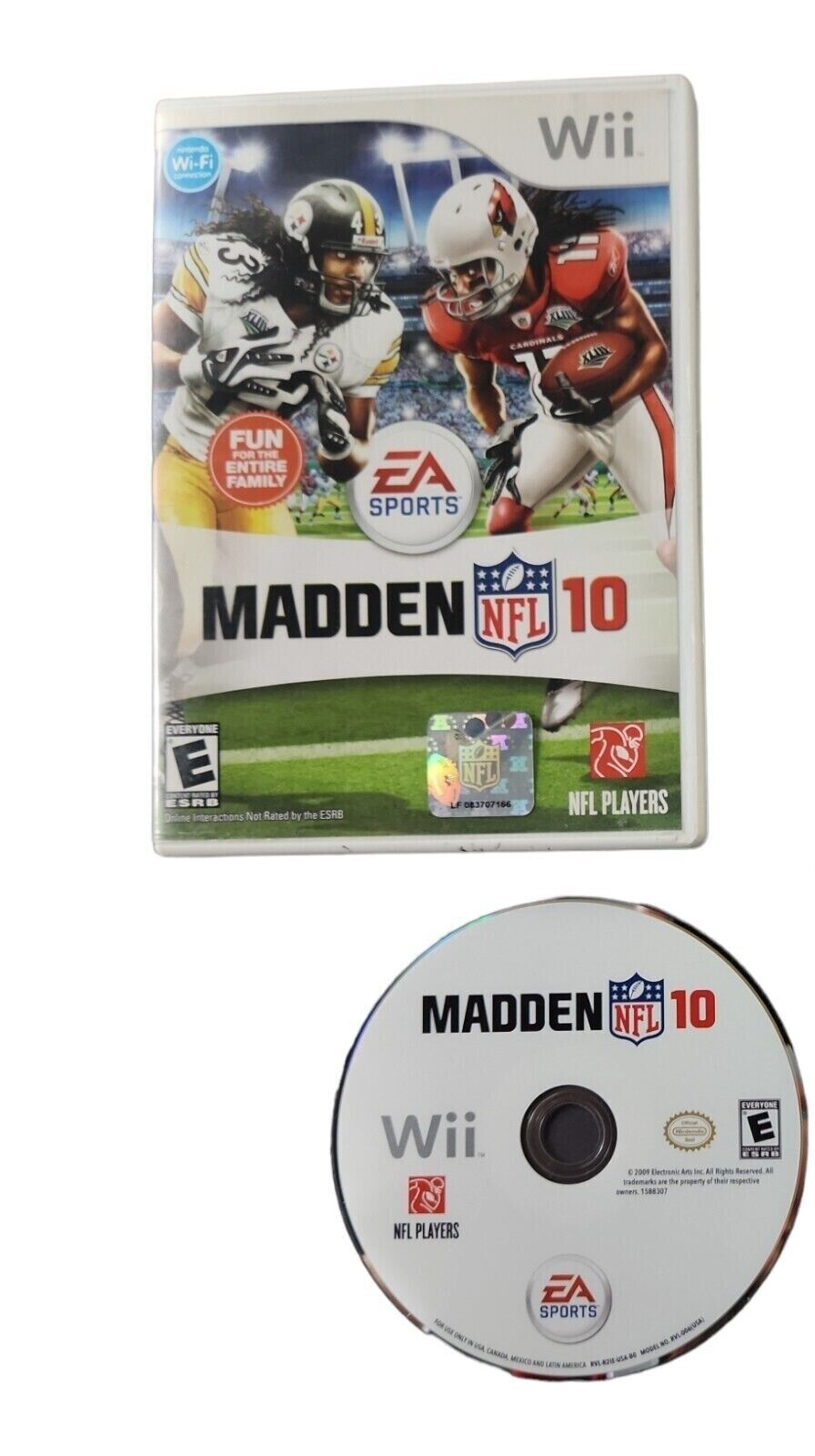 Madden NFL 10 - Nintendo Wii Game Disk Tested Working with Case ...