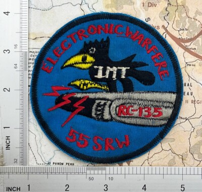 patch , usaf rc-135 55th srw imt electronic warfare , us air force , t6 ...