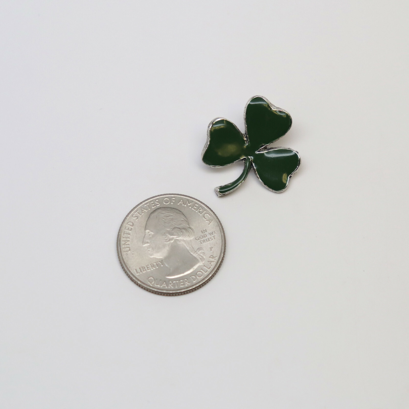 St Patricks' Day Irish Shamrock Pin Green Enamel on Pewter PIN-74 | eBay