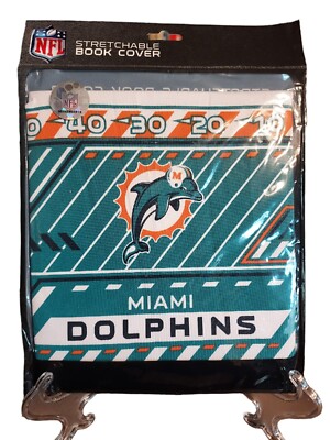 Miami Dolphins NFL Book Cover Fits Most 8x10 Books New Sealed | eBay