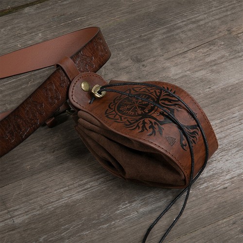 PU Leather Bag For DND Dice Game Tray Cute Drawstring Pouch For D&D ...