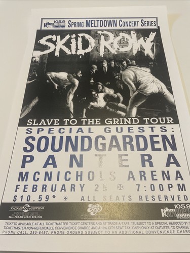 Soundgarden Concert poster | eBay