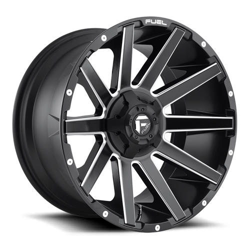 20 INCH FUEL CONTRA 20X9 6X139.7 -12 MATTE BLACK MILLED FIT FORD RANGER ...