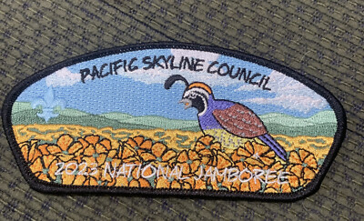 Mint 2023 JSP Pacific Skyline Council Black Border Bird | eBay