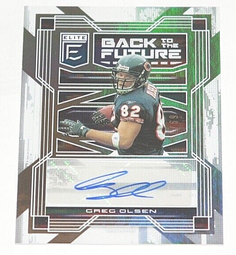 2021 Panini Donruss Elite - Back to the Future Signatures Greg Olsen # ...
