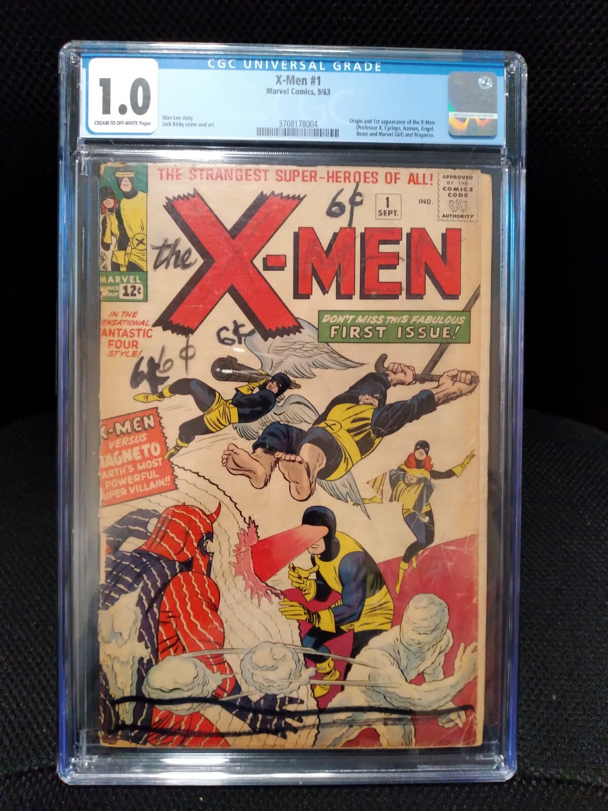 X-Men # 1 - 1963 - CGC 1.0 - first appearance of Magneto, professor x ...
