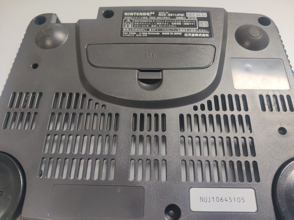Original Nintendo 64 N64 Gray Bottom Shell Case Replacement - OEM ...