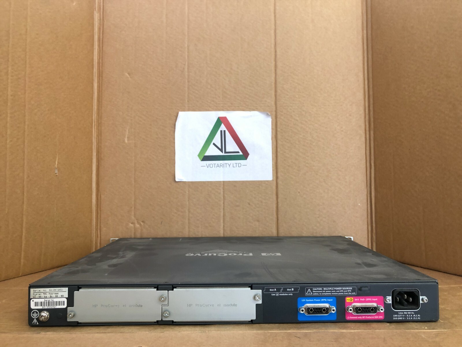 HP ProCurve 2910al-24G-PoE+ with Bracket HP J9146A Gigabit PoE+ Switch ...