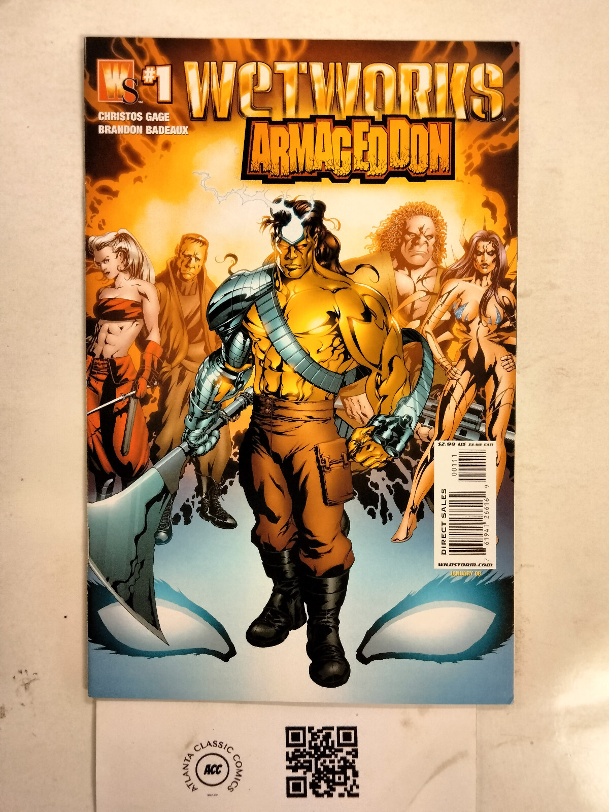 Wetworks Armageddon #1 NM Wildstorm Comic Books Dane Mother-One Dozer ...