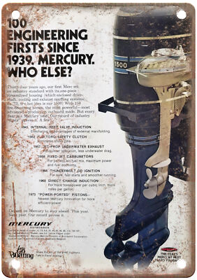 Vintage Ad 1973 MERCURY OUTBOARD Reproduction Metal Sign L276 | eBay