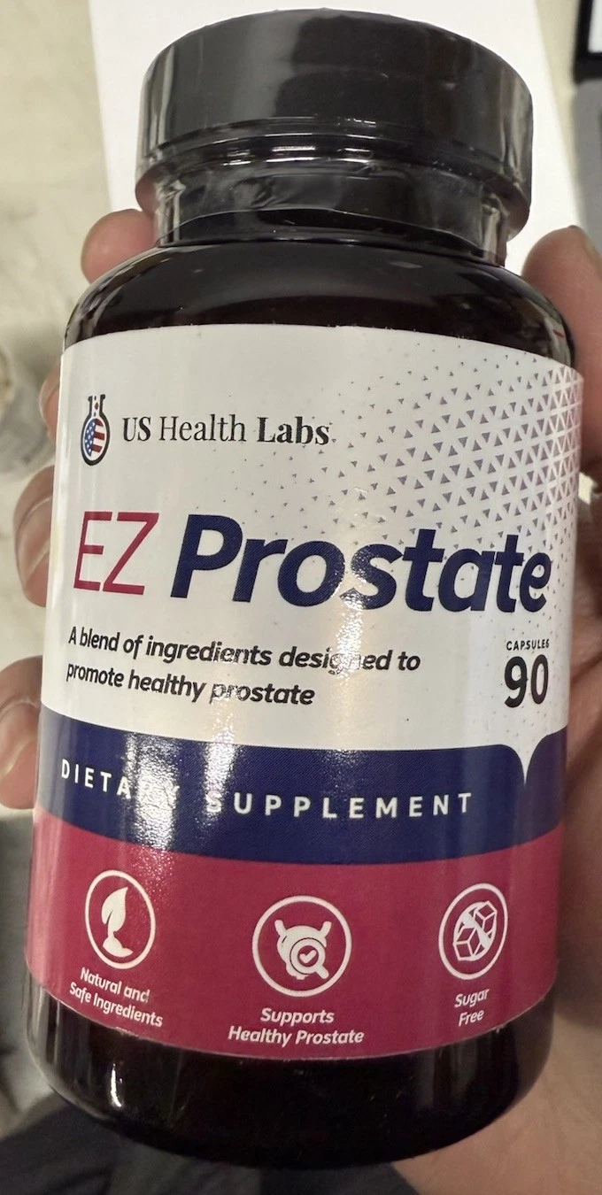 EZ Prostate of US Health Labs - 1 Bottle 90 capsules Exp 27 Free-ship ...