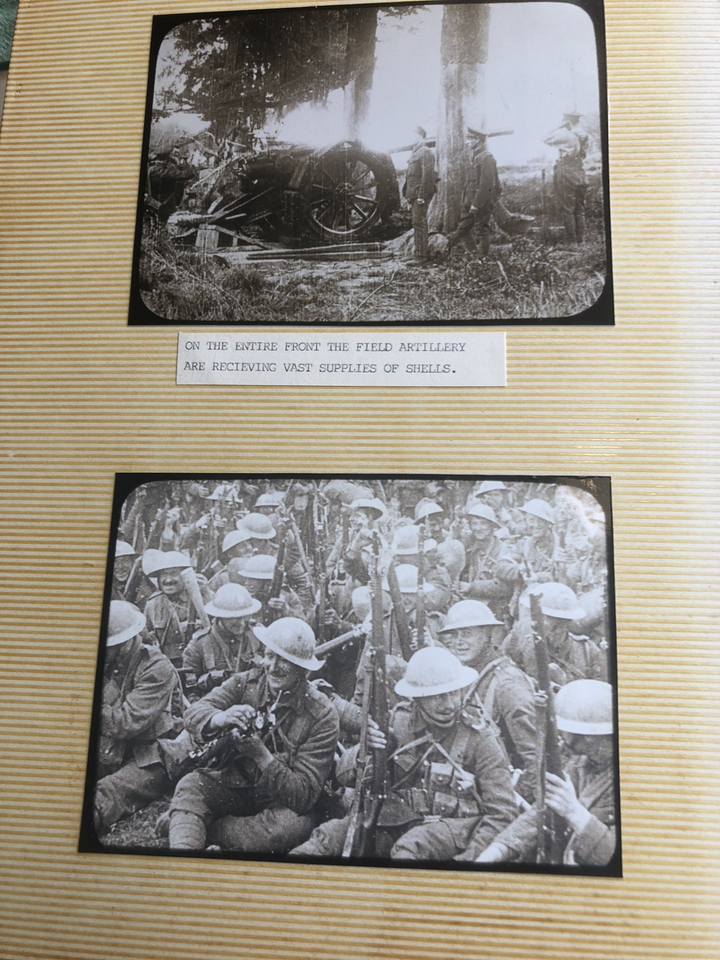 WW1 WAR PHOTOGRAPH ALBUM - DIFFERENT BRITISH MILITARY REGIMENTS IN ...