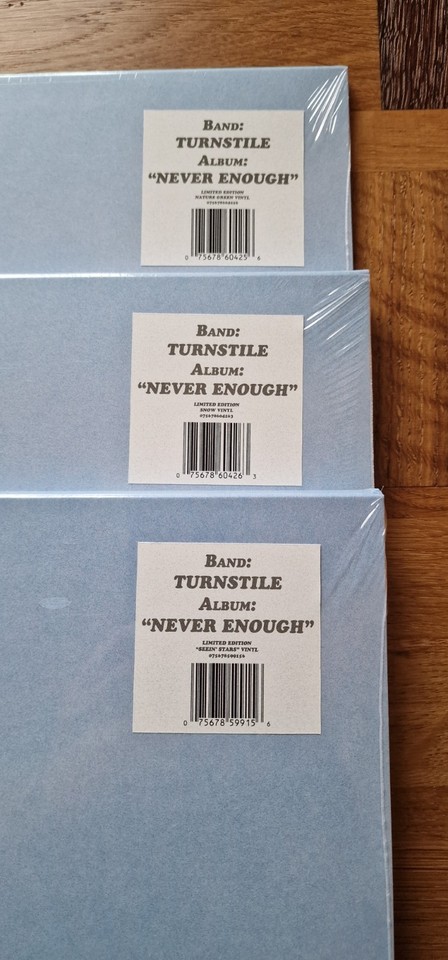 Turnstile Never Enough LP Collection - 13 records - Rec Release, Exclusives | eBay