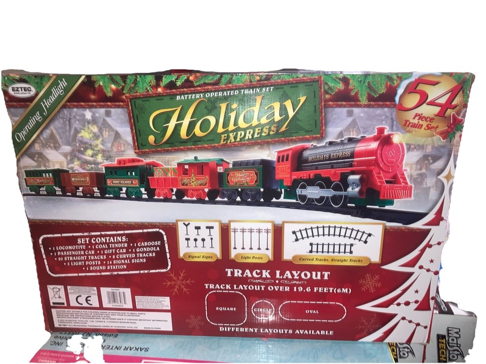 Holiday Express Battery Operated Train Set | eBay