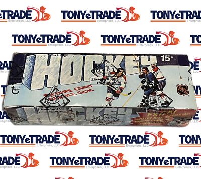 1976 Topps Hockey Unopened Wax Box BBCE Sealed (36 Packs) Trottier RC ...