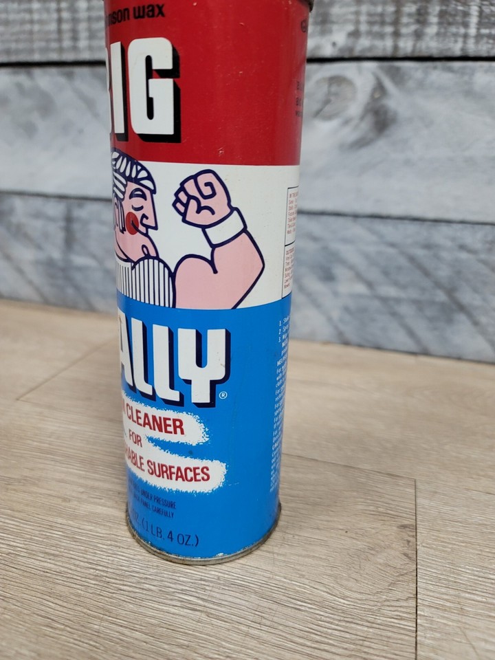 VTG 1970s SC Johnson & Son Wax Big Wally Foam Cleaner Spray 24 Oz All ...