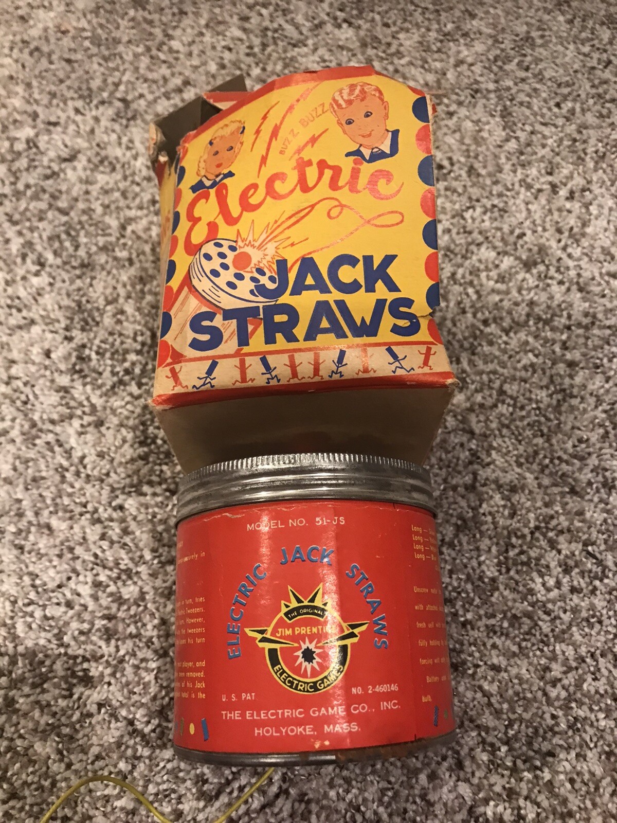 Electric Jack Straws with Box - Untested | eBay