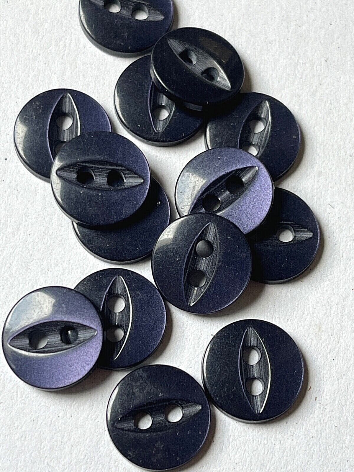 ROUND PEARLISED FISH-EYE BUTTONS - 16 & 19 MM. - 10 / 20 / 50 BUTTONS ...