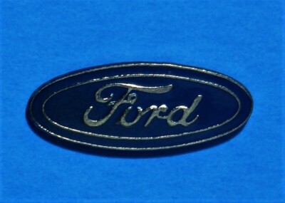 FORD - BLUE LOGO - EMBLEM - CAR - AUTOMOBILE - VINTAGE LAPEL PIN - HAT ...