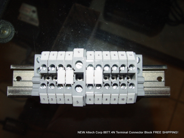 NEW Altech Corp 8877.4N Terminal Connector Block 32.1516.825-00SL FREE ...