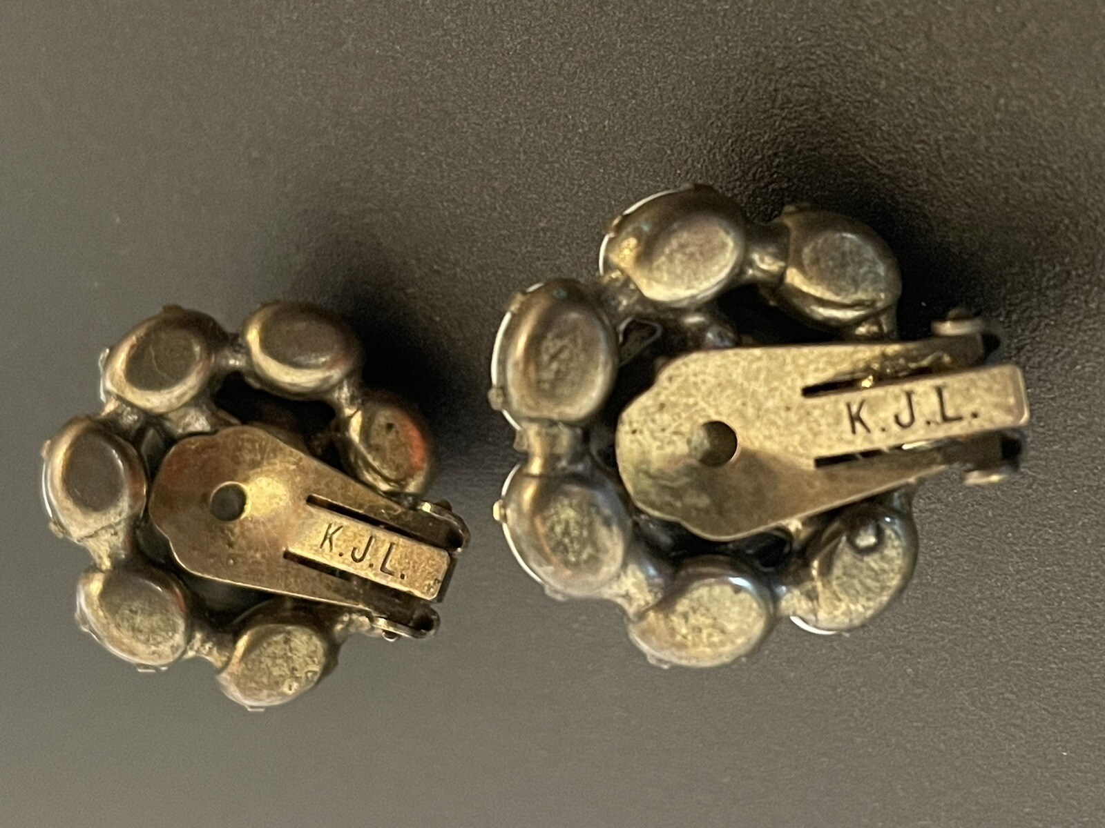 VTG ‘60s KJL Signed High Dome Faux Coral & Milk Glass… - Gem