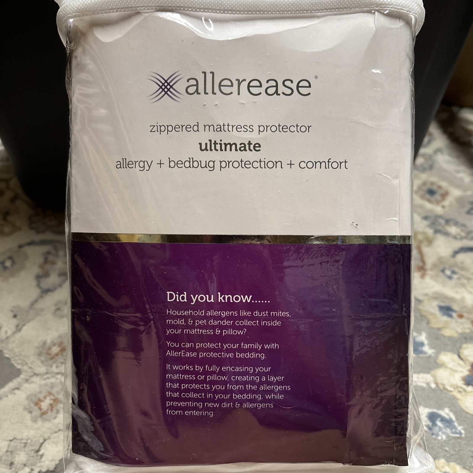 Allerease Ultimate Cotton Zippered Mattress Protector King Size for sale online | eBay