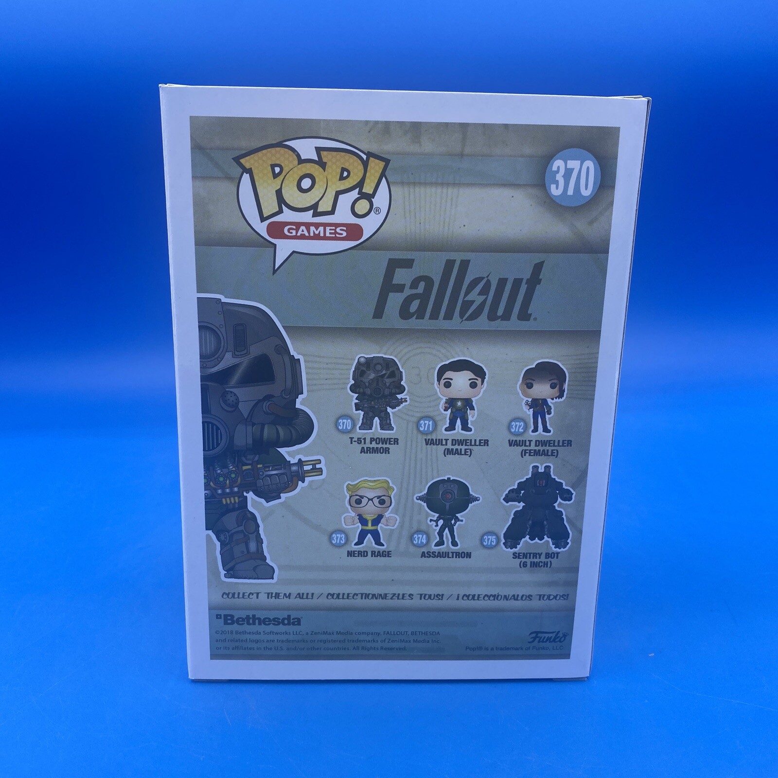 Funko Pop! Vinyl: Fallout - T-51 Power Armor (Vault-Tec Paint Job ...