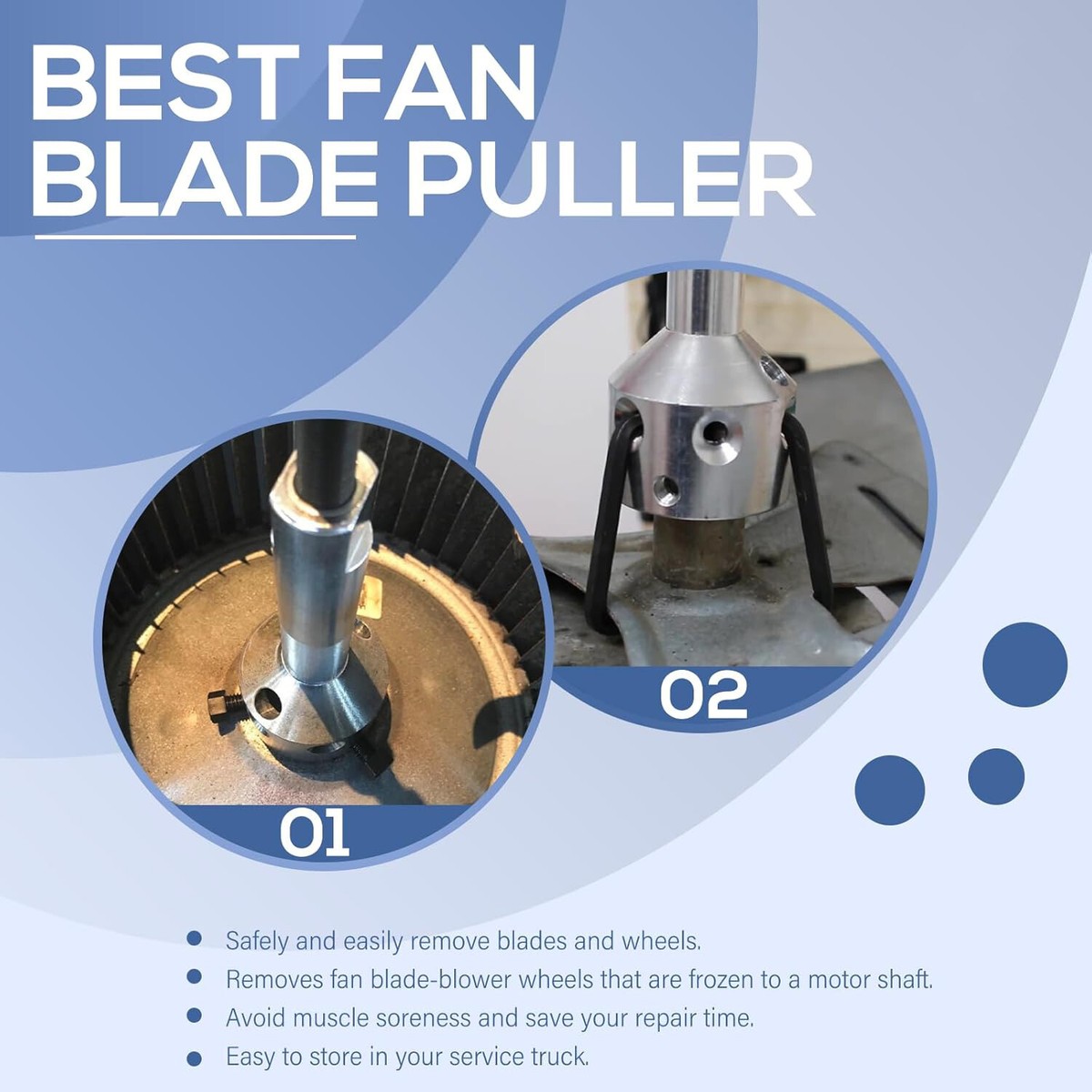 Fan Blades New UP-1 Ultimate Hub Fan Blade Blower Wheel Puller For 5 ...