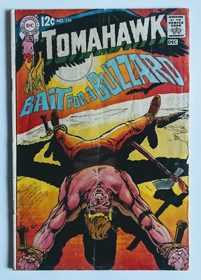 Tomahawk #119 FN Frank Thorne Neal Adams “Bait for a Buzzard” DC Comics ...
