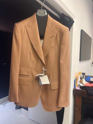 Tom Ford Mens Dark Brown Wool & Silk Windsor Jacket | eBay