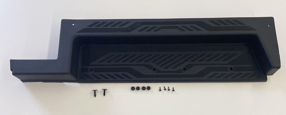 New Ford Transit OEM Side Slider Door Scuff Plate for Cargo Van (Black ...