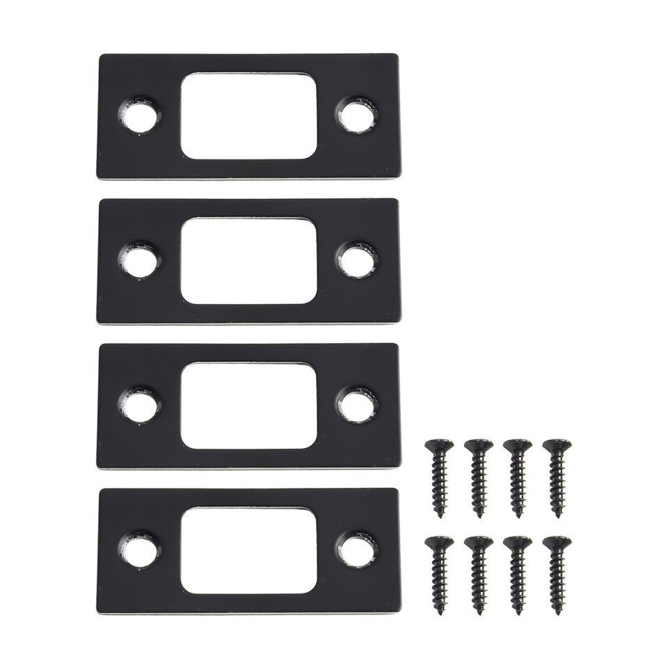 Secure Fit Stainless Steel Lock Deadbolt Strike Plates for Easy ...