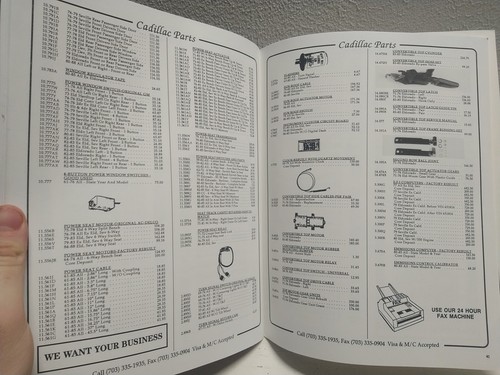1971-1985 Cadillac Parts & Supply Catalog 1994 Edition Car | eBay