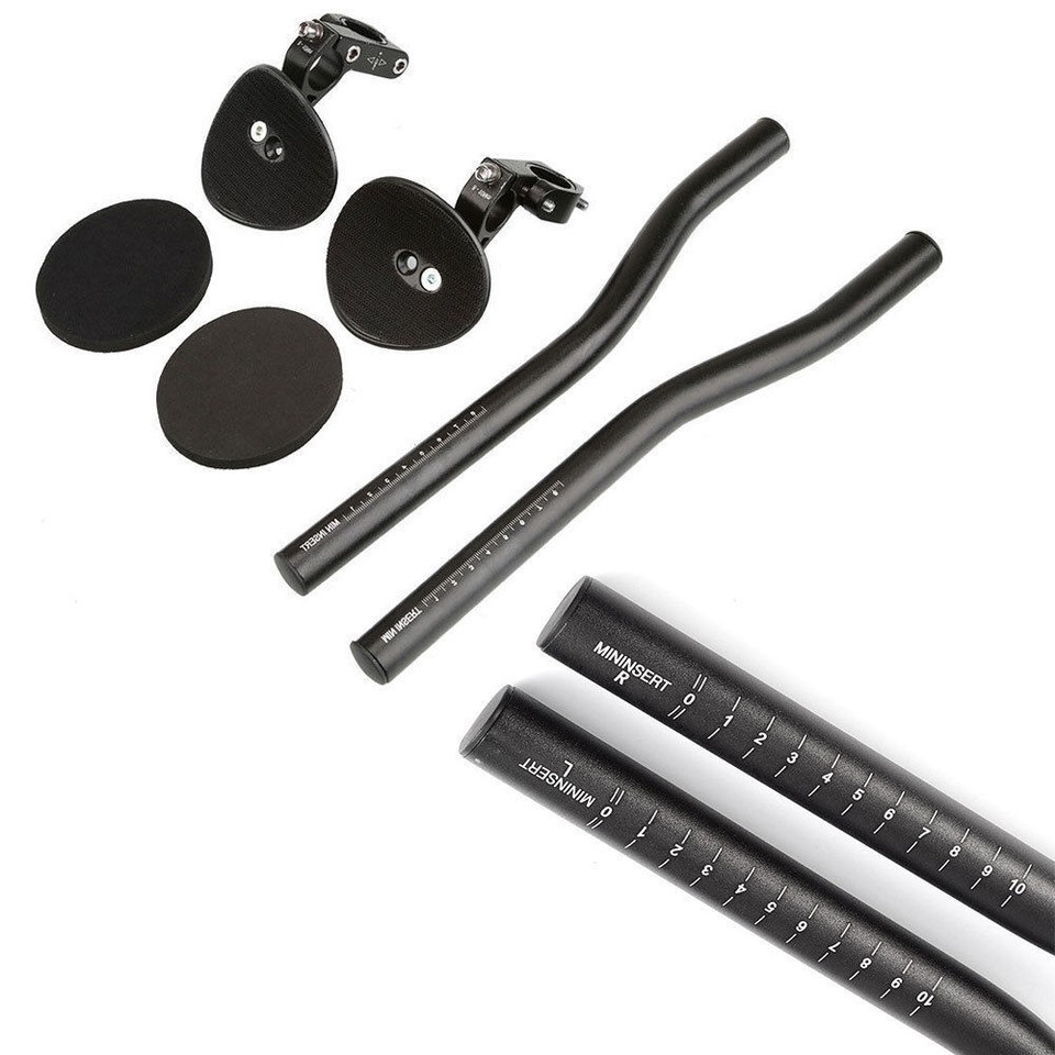 Road Mountain Bicycle Bike Alloy Triathlon Aero Rest Handle Bar Clip On ...