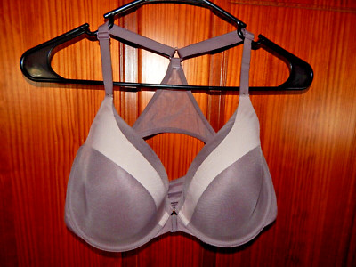VICTORIA'S SECRET RACERBACK DEMI BRA, UNDERWIRE, MEDIUM LINING, SIZE 34 ...