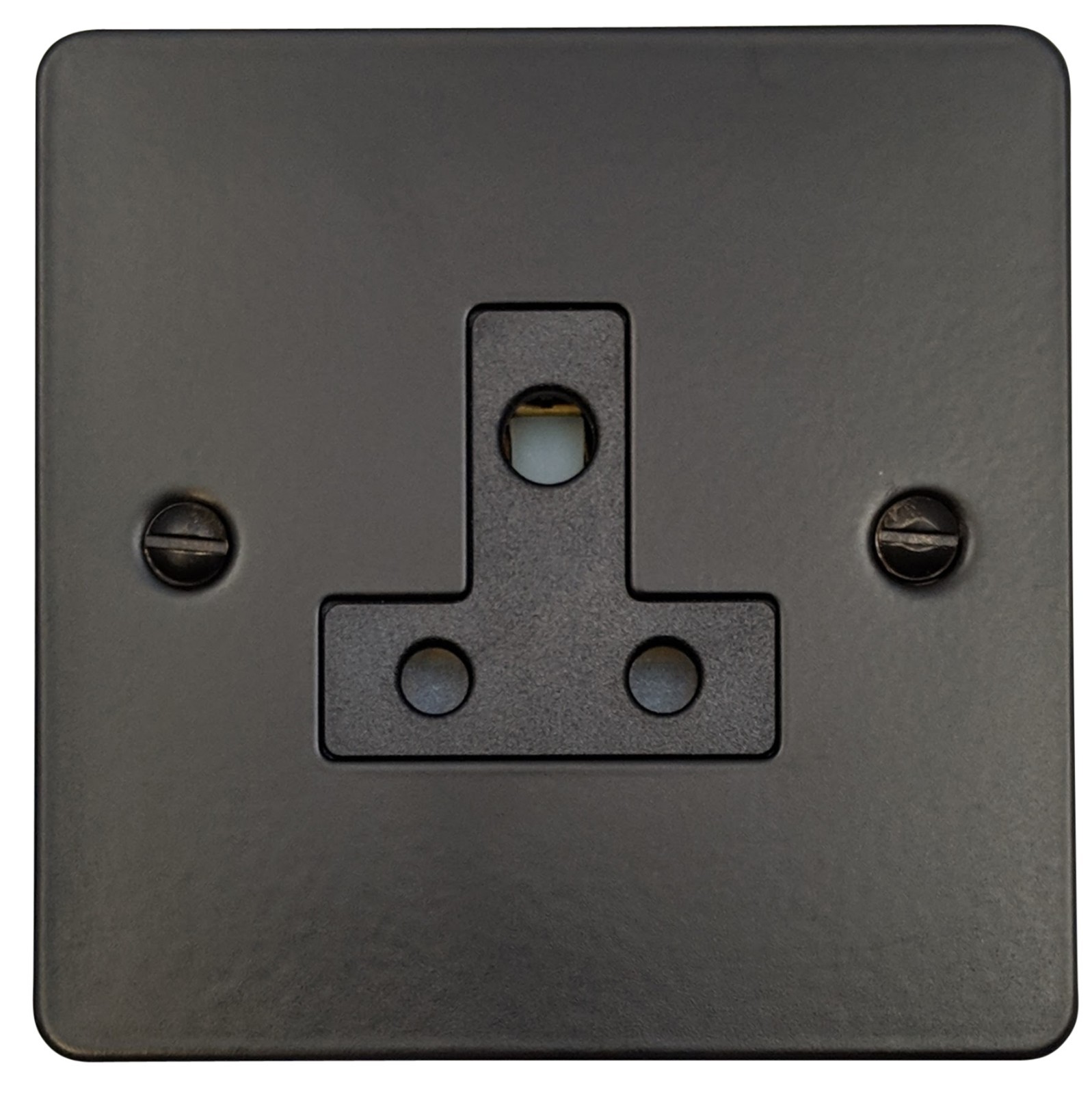 Flat Plate Matt Black FFB Light Switches, Plug Sockets, Dimmers, Cooker ...