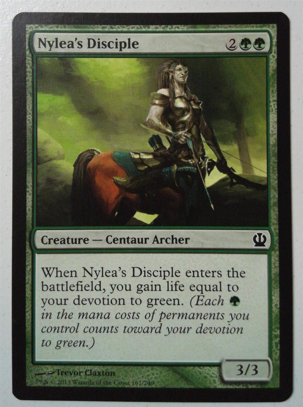 Nylea's Disciple *Common* Magic MtG x1 Theros SP | eBay