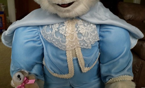 Tilly Collectibles Jamie #218 White Boy Bear Doll 25" Plush Victorian ...