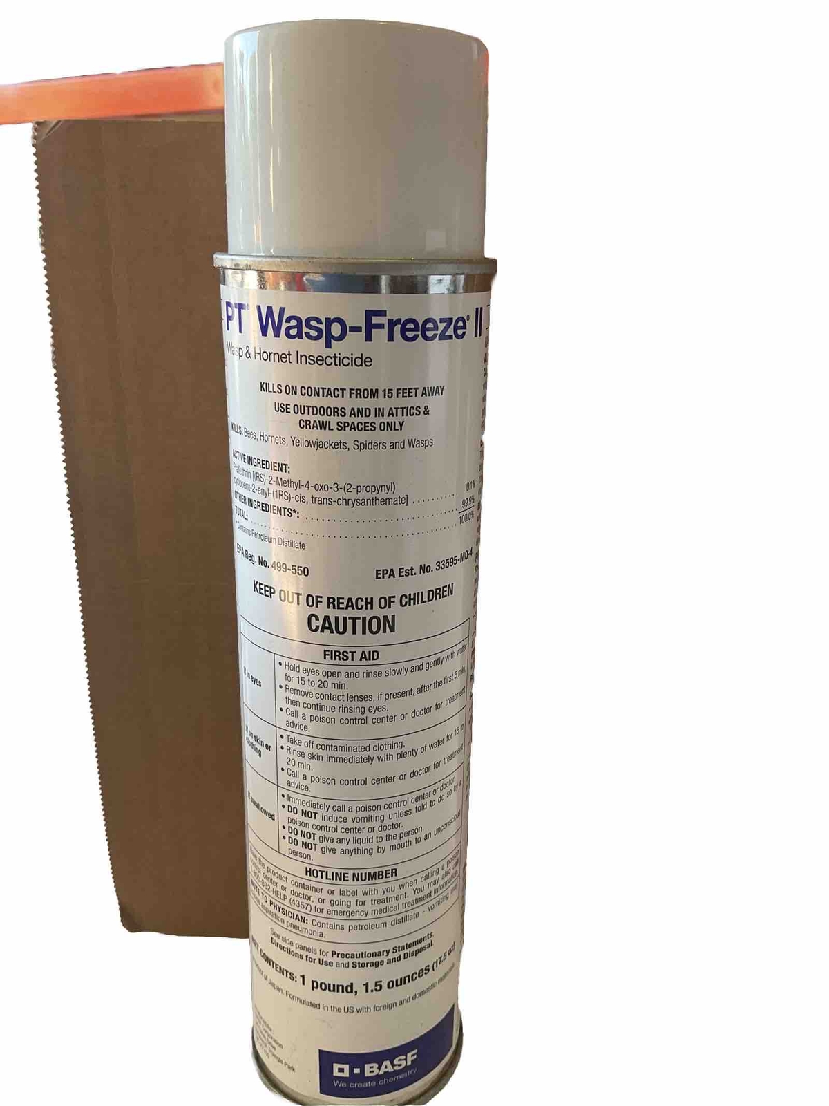 PT Wasp Freeze II Wasp Hornet Spray (2) 17.5 oz Cans) Yellow Jackets ...