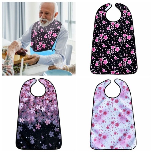Adult Apron Mealtime Clothes Protector Bib Disability Dining Aid ...