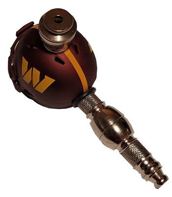 NFL Helmet Smoking Pipe With Metal Cooling Ball Of Washington Redskins ...