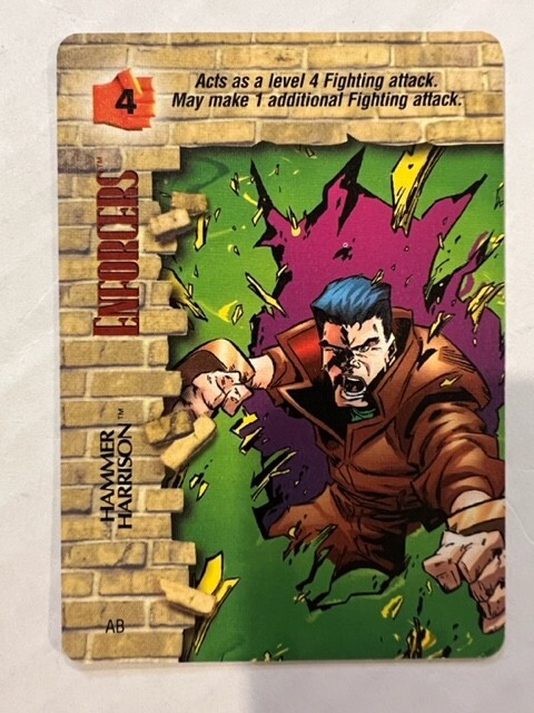 Marvel Overpower ENFORCERS Special AB Hammer Harrison Monumental Common ...