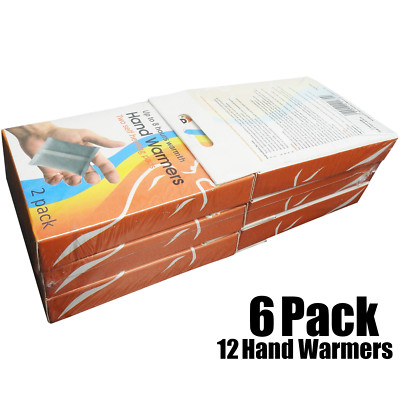 6 Packets, 12 Fast Acting Sure Thermal Hot Heat Hand Pocket Warmers ...
