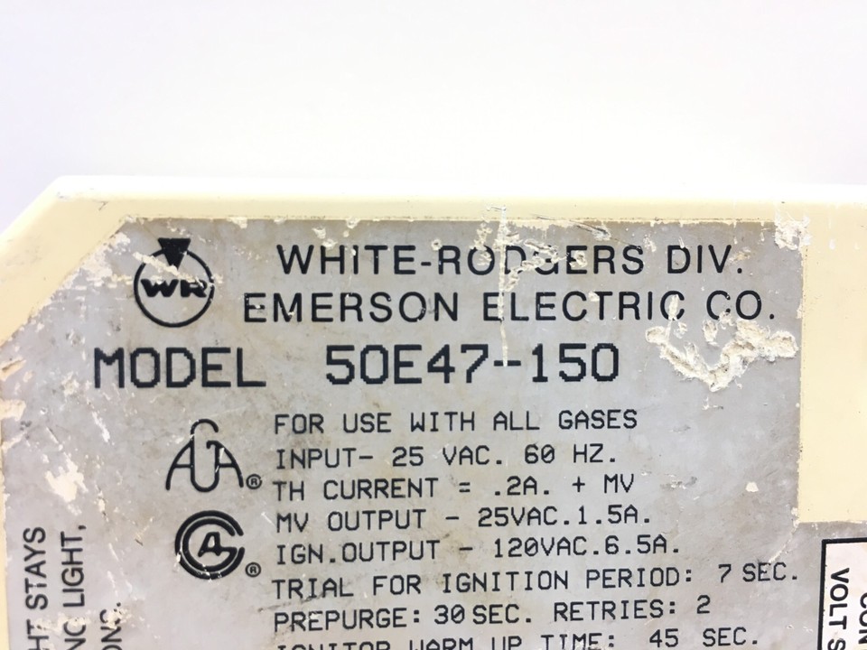 White Rodgers 50E47-150 Furnace Control Circuit Board used #X051A | eBay